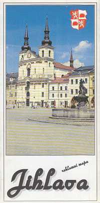 Jihlava – reklamní mapa - mapa 1:10 000 | Antikvariát Kant